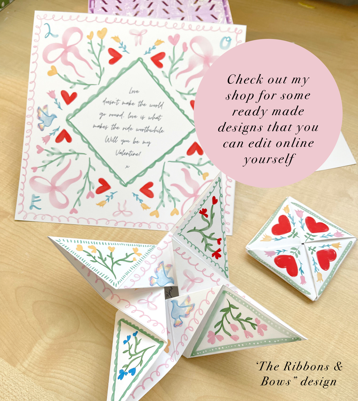 Victorian Love Token Template - Free Download – Art by Hanna Lee Tidd